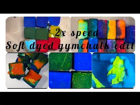 Soft Vibrant Dyed Gymchalk Crush X Edit Compilation L ASMR L Oddly Satisfying YouTube