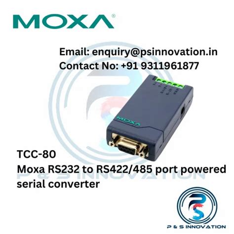 Tcc 80 Moxa Rs232 To Rs422485 Port Powered Serial Converter 12v Acdc At ₹ 7500piece In Noida Tcc 80 Moxa Rs232 To Rs422485 Port Powered Serial Converter 12v Acdc At ₹ 7500piece In Noida