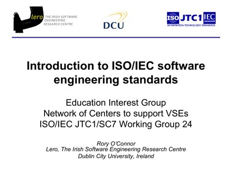 Intro To ISO IEC SE Standards 02RO