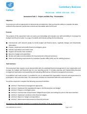 Mariella TANDOC BSBFIN501 Assessment Task 3 2 Docx Canterbury