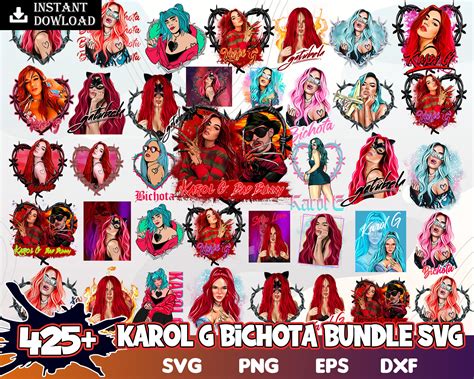 Karol G Svg Bundle Karol G Png Bundle Karol G Svg Bicsale Inspire