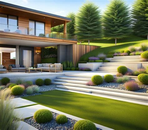 Front Yard On A Hill Slope Landscaping Tips And Tricks Corley Designs