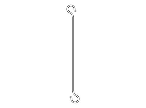 Wire Hanging Hook 100 Pk