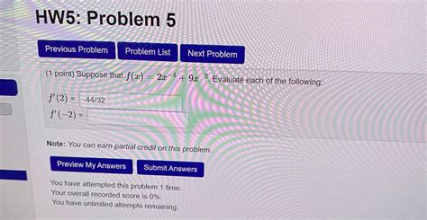 Solved Point Suppose That F X X X Evaluate Each Chegg
