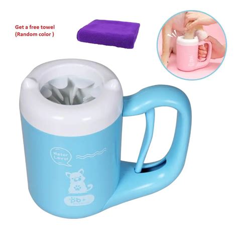 Pet Dog Paw Cleaner Cup Cat Dog Foot Cleaner Cup Pet Feet Cleaning Soft