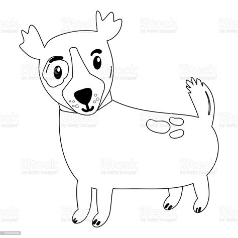 귀여운 개 손으로 그린 벡터 아트 벡터 채색 일러스트 레이 션 개에 대한 스톡 벡터 아트 및 기타 이미지 개 단순함 스케치 Istock