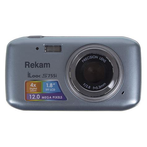 Rekam Цифровой фотоаппарат Rekam iLook S755i, серый металлик купить ...