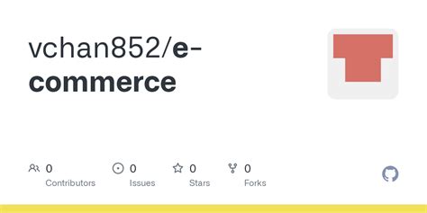 Github Vchan E Commerce