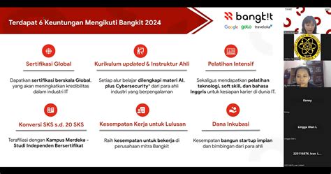 Sosialisasi Life At Bangkit ISTTS - S1 Informatika Program Profesional Surabaya