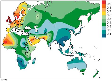 Lactase Persistence Map