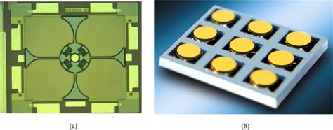picture of first fabricated samples of mems quasi static mirror matrix