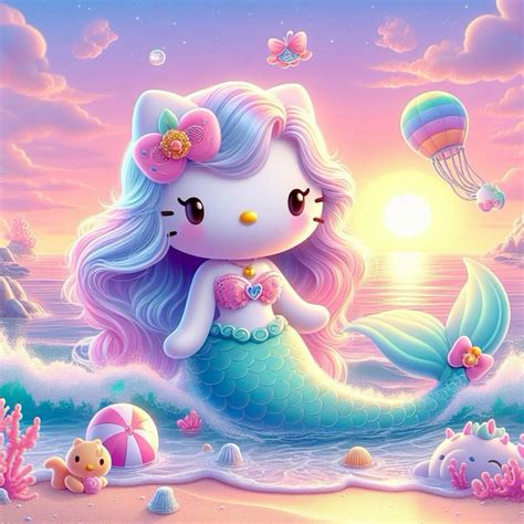 Mermaid Hello Kitty Hello Kitty Hello Kitty Backgrounds Kitty