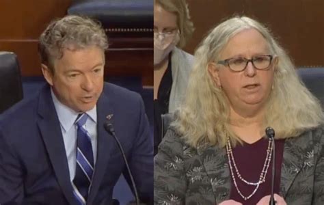 Rachel Levine Elegantly Bats Back Rand Pauls Loaded Trans Questions