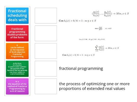 fractional programming match up