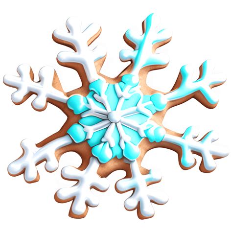 Adorable Snowflake Cookie Graphic · Creative Fabrica