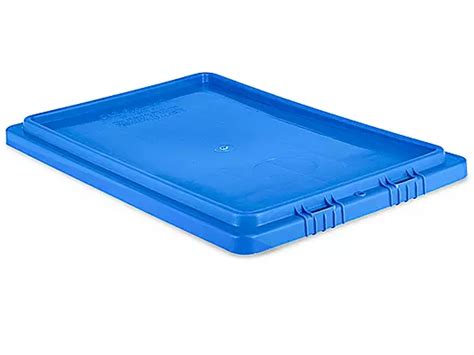 Stack And Nest Container Lid 15 X 10 Blue S 10716l Blu Uline