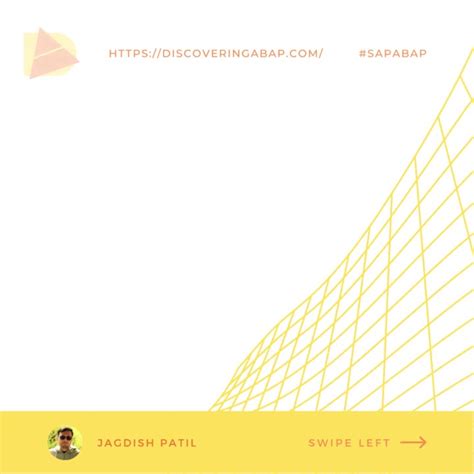 Jagdish Patil On Linkedin Discoveringabap Sapabap Abaprap