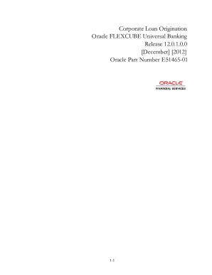 Fillable Online Mortgages Oracle FLEXCUBE Universal Banking Release