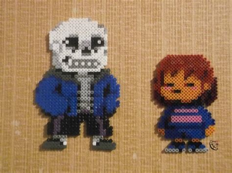 Undyne And Mettaton Perler Beads By Crazyhamaguybeads On Etsy