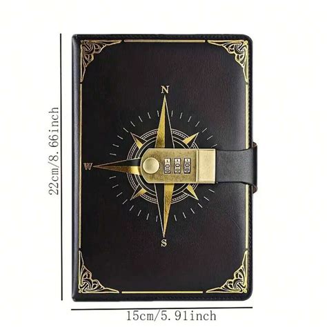 Password Lock Notebook A5 With Lock Student Notebook Notepad Thickened