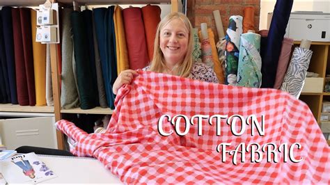 Cotton Fabric And Sewing Pattern Inspiration Youtube