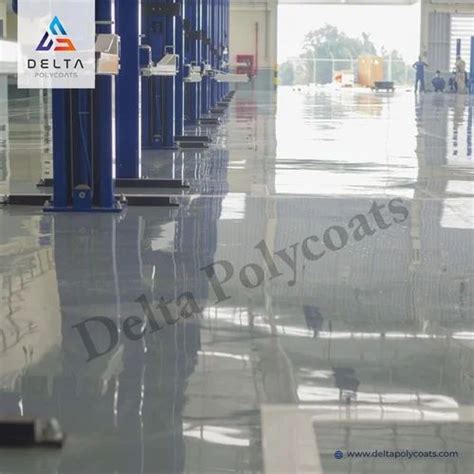 Epoxy Chemical Resistant Flooring Service For Industries 40 Mm At