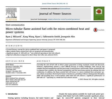 Solid Oxide Fuel Cells Ceps Lab