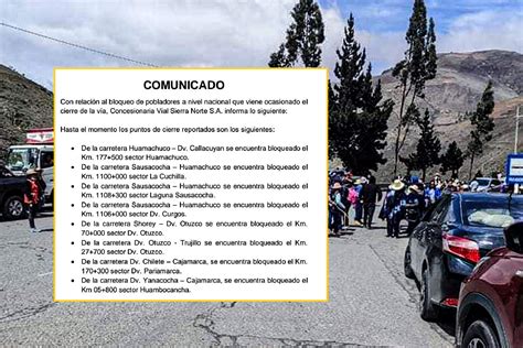 La Libertad Manifestantes Mantienen Bloqueados 8 Puntos En La Sierra