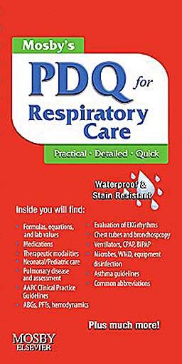 Mosbys Respiratory Care Pdq Isbn 9780323068864 Efisioterapia