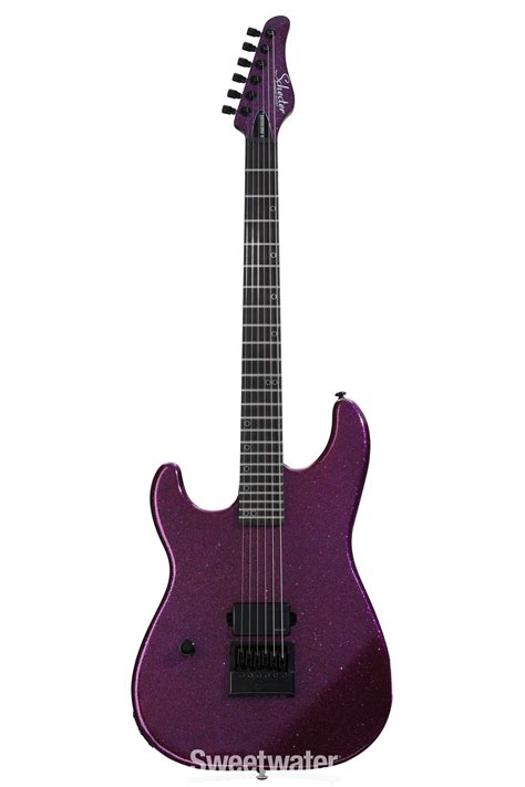 Schecter Danskimo 6 Daniel Haniss Left Handed Signature Electric Guitar Purple Sparkle