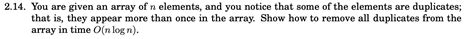 solved 14 you are given an array of n elements and you