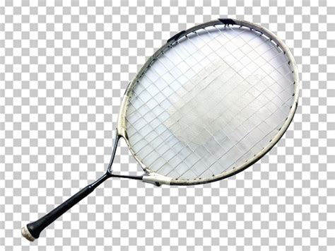 Close Up On Tennis Racket 3d Isolated Premium P Premium Ai Generated Psd