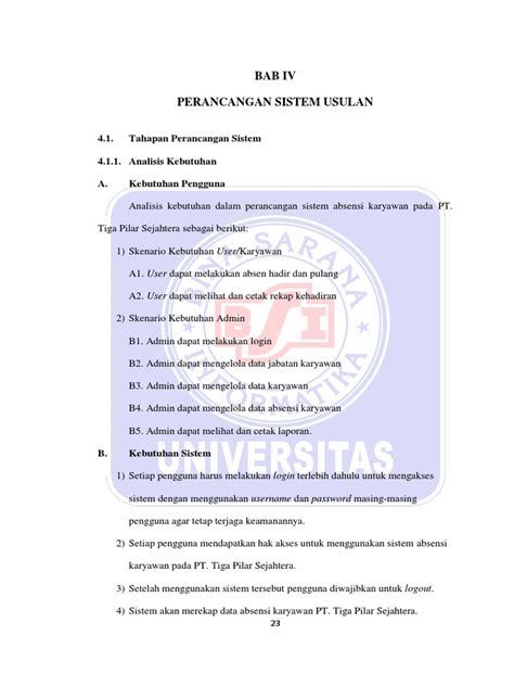 File 16 Bab Iv Perancangan Sistem Usulan Pdf Komputer