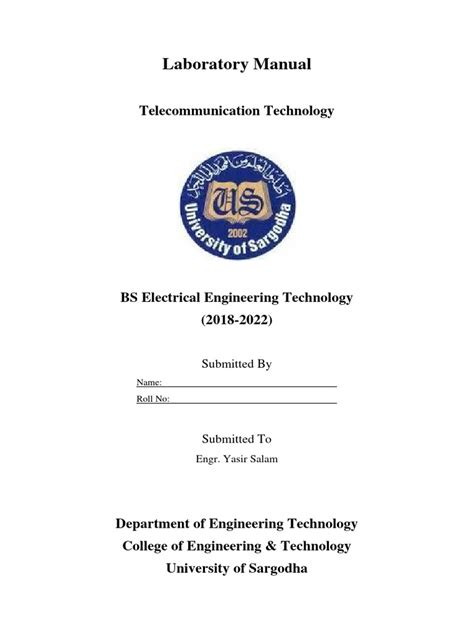 Telecom Tech Lab Manual Pdf Analog To Digital Converter Frequency Modulation