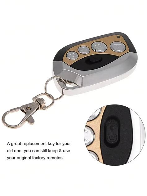 Universal Gate Remote Control 433 Mhz Universal Garage Command 4 Buttons Fixed Code RF Wireless