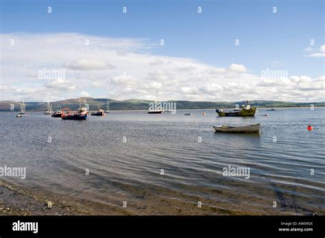Boats At Rest Dovey Estuary Stock Photo Alamy