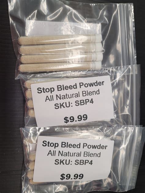 4 Tubes Stop Bleed Powder Globaltech Pse