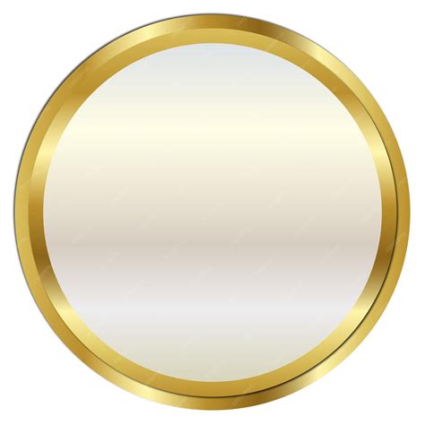 Premium Vector Golden Circle Frame Text Box With Gold Award Ribbon Icon Anniversary Badge