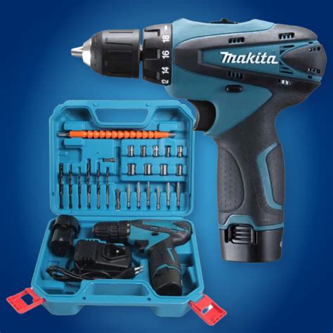Купить Шурупокрут Makita з двома акумуляторами 12V 2.0AH та набором ...