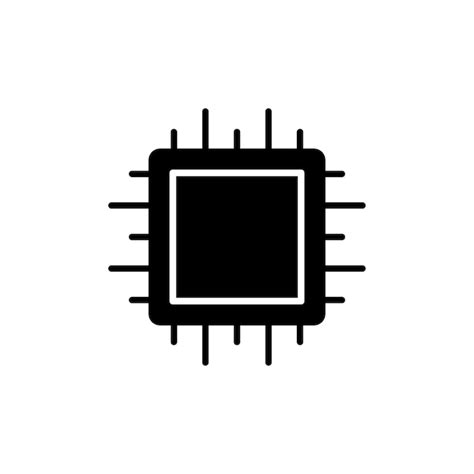 Premium Vector Cpu Processor Icon Vector Design Templates Isolated On White Background