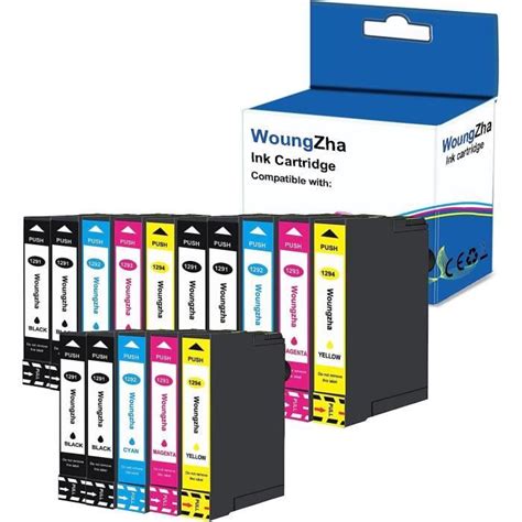 WOUNGZHA X Cartouches D Encre Epson T T T T T T Compatible Epson Stylus