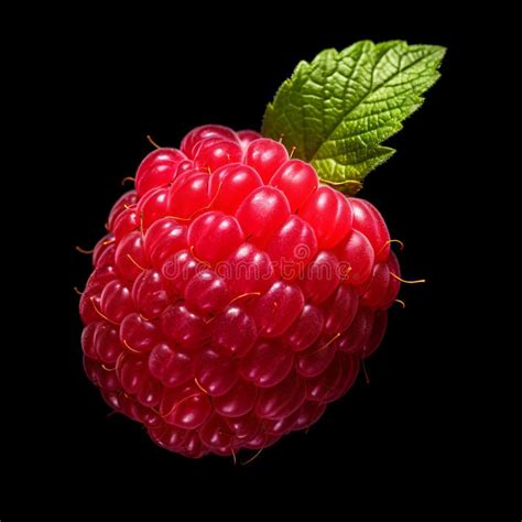 Vibrant 8k Raspberry Photo With Bold Colors And Realistic Details Stock Illustration