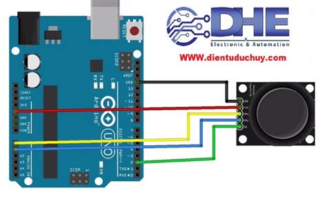 mẠch joystick ps2 v1 0 dÀnh cho arduino linh kiỆn ĐiỆn tỬ ĐỨc huy