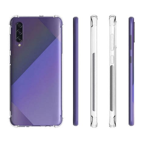 64-мегапиксельный смартфон Samsung Galaxy A70s позирует в прозрачном ...