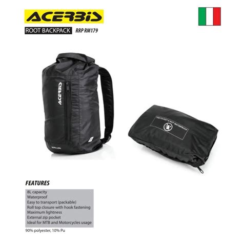 Acerbis Root Backpack 8l Shopee Malaysia