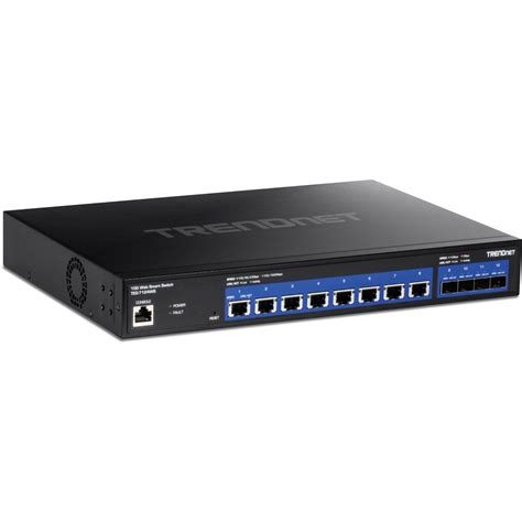 Trendnet Teg 7124ws 12 Port 10g Web Smart Network Switch