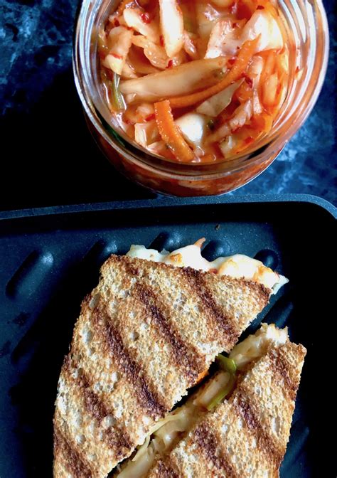 Smoked Turkey And Kimchi Melt Mak And Her Cheese