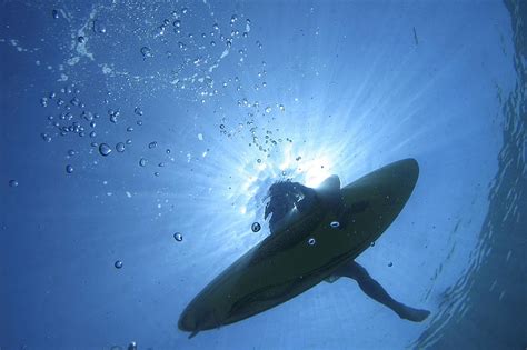Hd Wallpaper White Surfboard Sand Sea Surfing Sport Beach