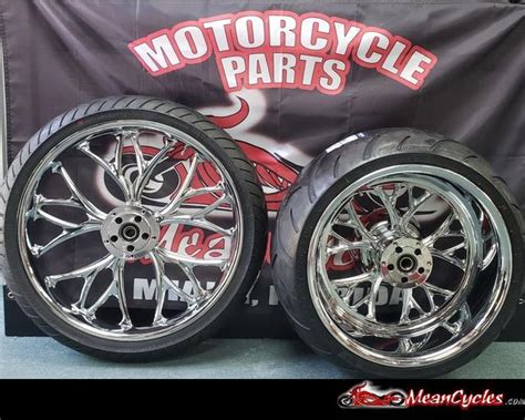 Meancycles Custom Wheels Package With Tires Mounted And Balanced For