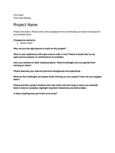Tensorflow Gsoc Proposal Template Pdf Tensorflow Gsoc Proposal Template Pdf